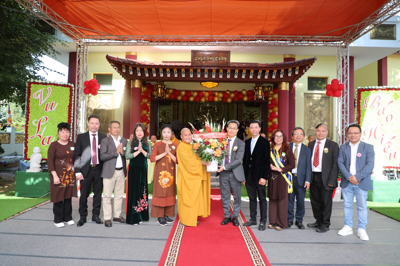 LIÊN HIỆP HỘI NGƯỜI VIỆT NAM TẠI CHLB ĐỨC GỬI THƯ CHÚC MỪNG CHÙA PHÚC LÂM